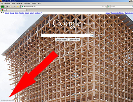 Index - Tech - Kikapcsolhatatlan háttérkép a Google.hu-n