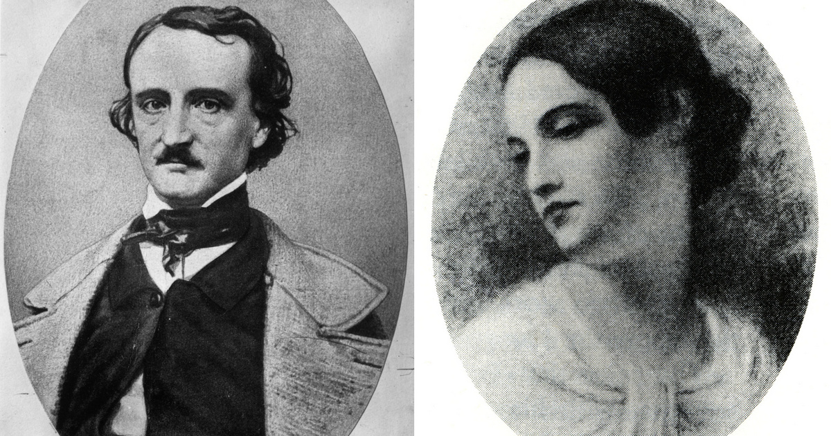 13 éves unokatestvérét vette feleségül a 27 éves Edgar Allan Poe ...