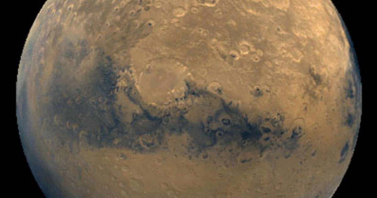 Index - Tudomány - Színes és globális Mars-térképet mutatott be Kína