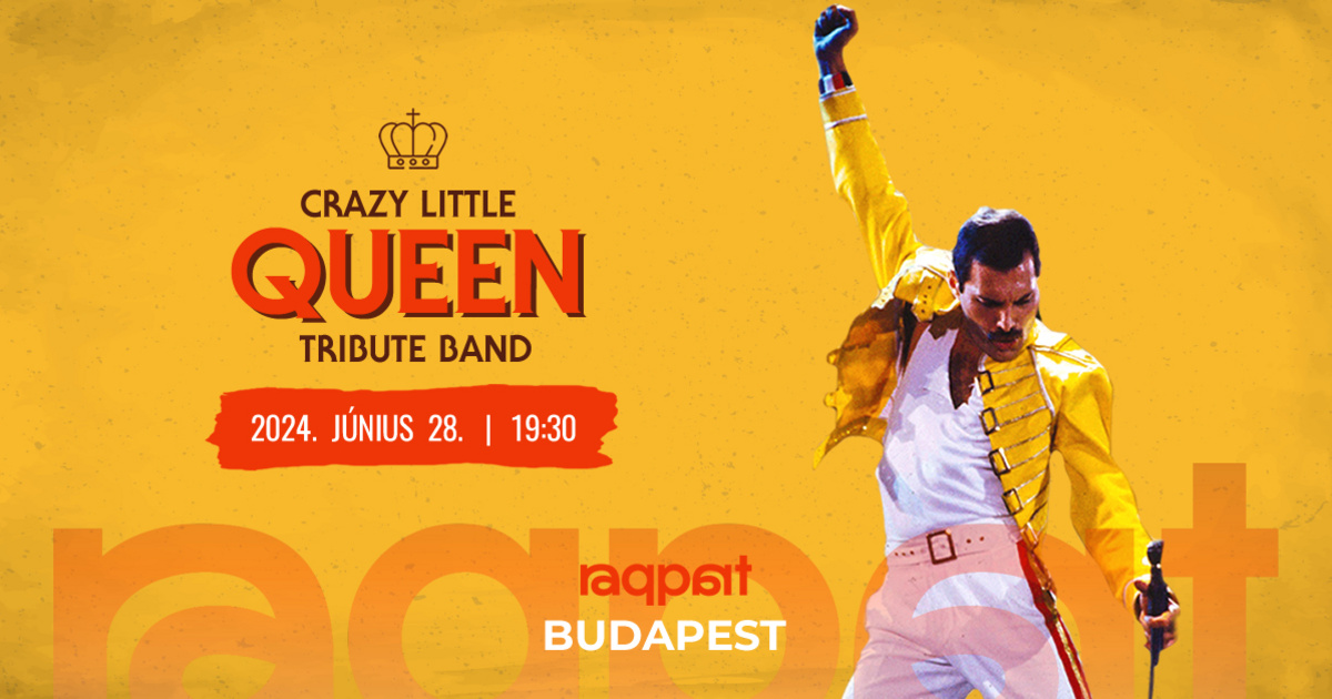 Crazy Little Queen Tribute Band - English - We love Budapest