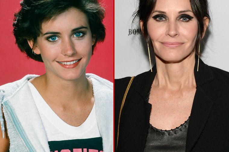 Velvet - Celeb - Courteney Cox húzott arcú békává öregedett