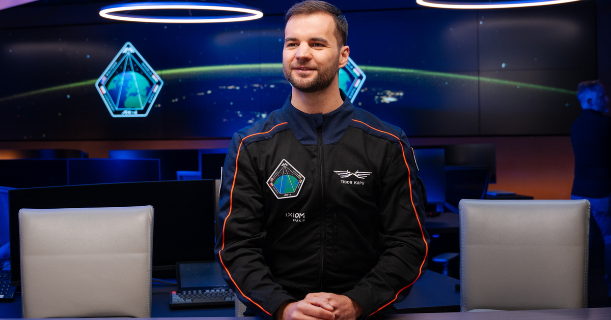 Furcsa dolog látszik Kapu Tibor arcán azóta, hogy az űrben van: ez a ...