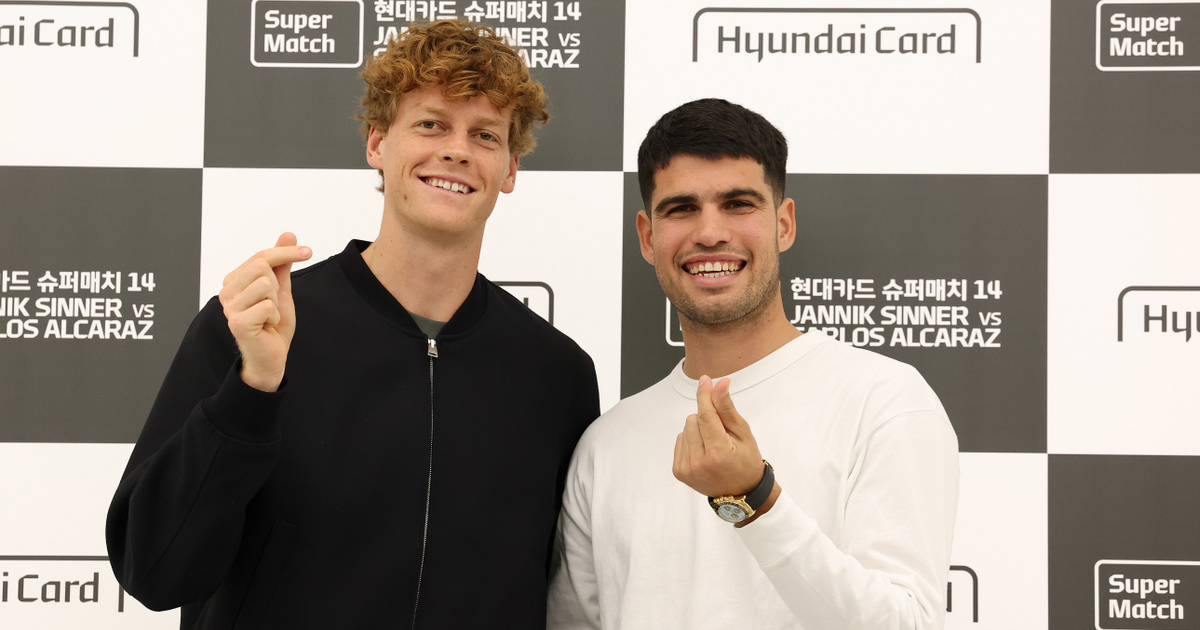 Index - Sport - Néhány órával szöuli gálameccsük után Alcaraz és Sinner ...
